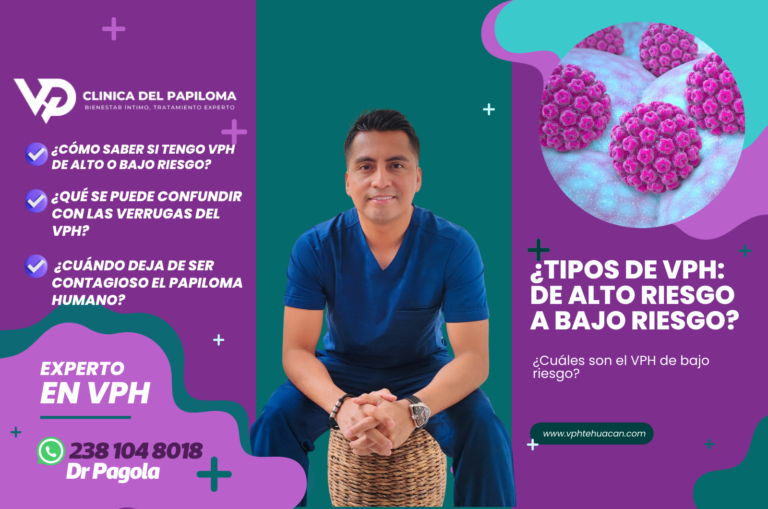 Tipos de VPH de alto riesgo a bajo riesgo 🤔